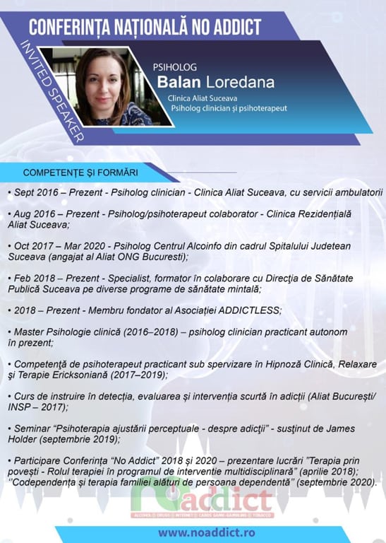Conferinta Nationala No Addict Iasi